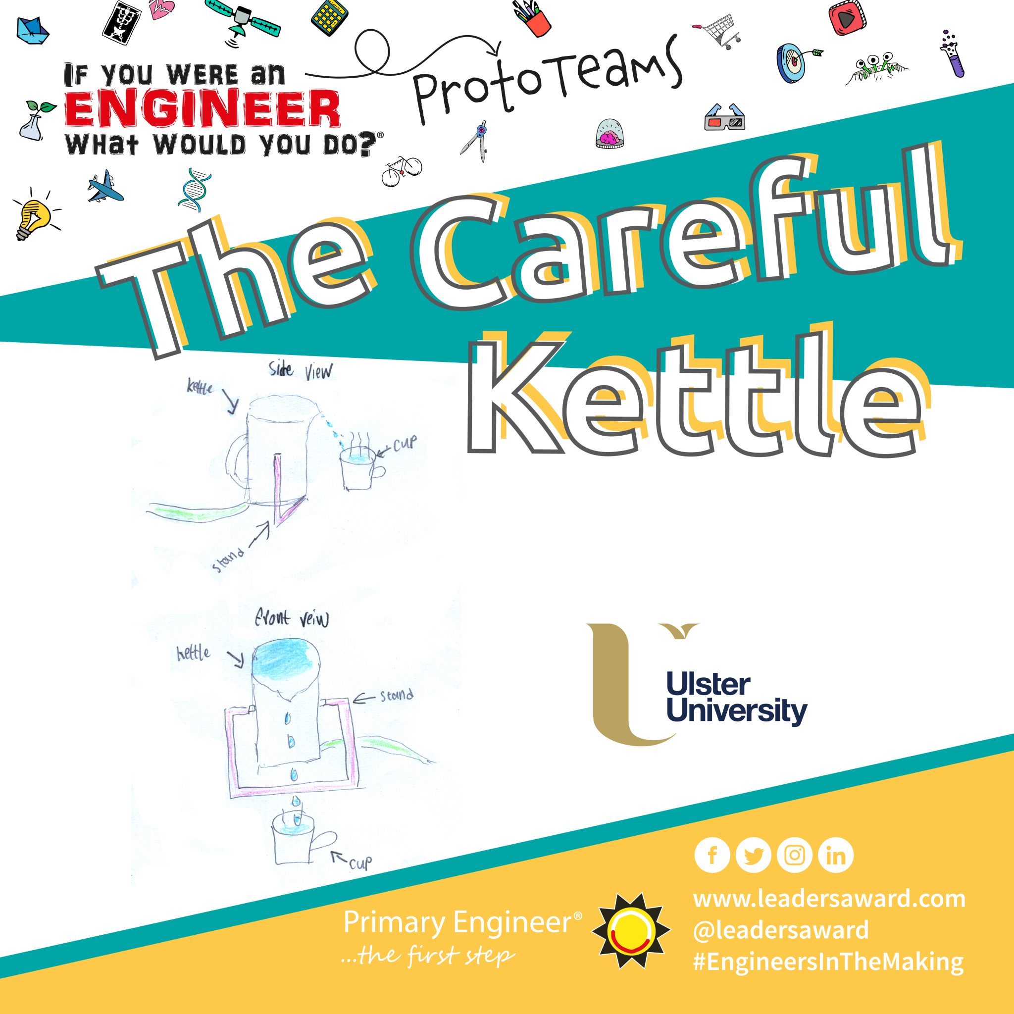 Ulster University creating The Careful Kettle - Primary Engineer