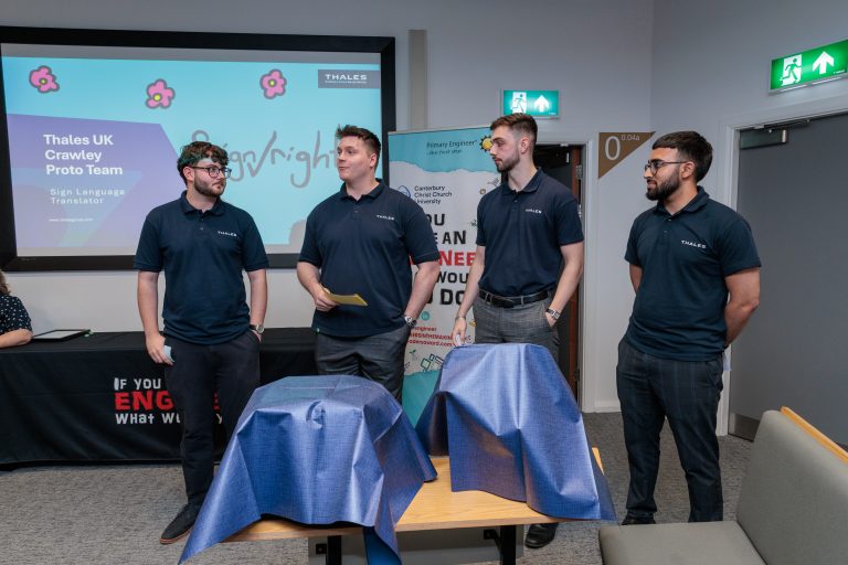 Thales Crawley have turned Year 6 Pupil Scarlett’s Sign Language Translator into a reality ...