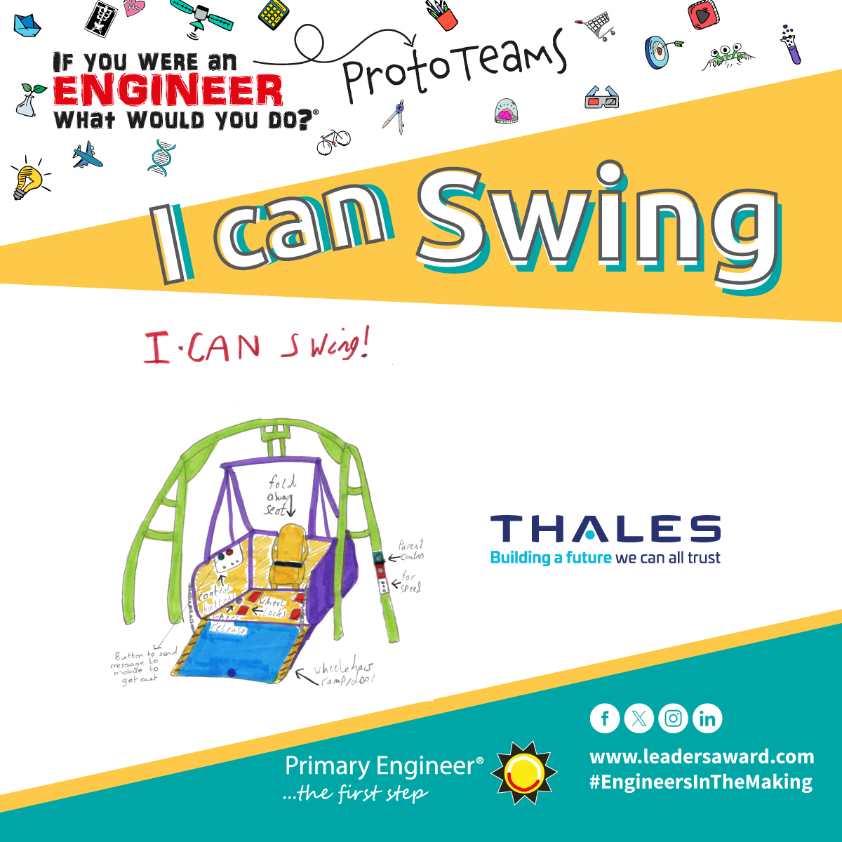 Thales Belfast creating the I can Swing prototype - Primary Engineer